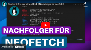 Systeminfos anzeigen mit fastfetch